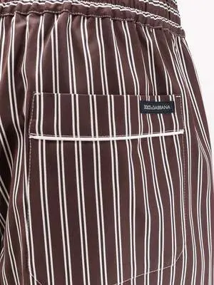 Dolce & Gabbana Striped Poplin Pajama Trousers