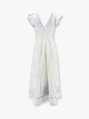 SCARLETT POPPIES Vittorio Cotton Long Dress