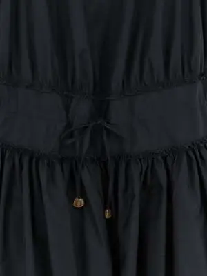 Loewe Sleeveless Embroidered Cotton Dress