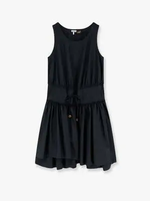 Loewe Sleeveless Embroidered Cotton Dress