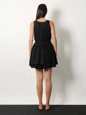 Loewe Sleeveless Embroidered Cotton Dress
