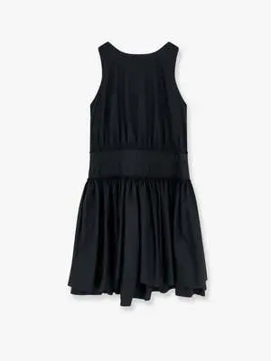 Loewe Sleeveless Embroidered Cotton Dress