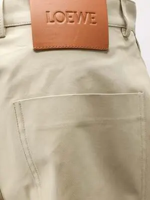 Loewe Paneled Shorts - Beige