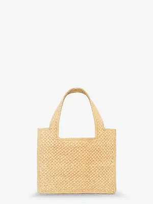 Loewe Mini Raffia Handbag