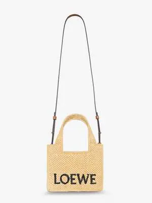 Loewe Mini Raffia Handbag