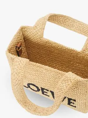 Loewe Mini Raffia Handbag