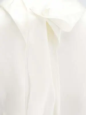 Bottega Veneta Stretch Satin Sleeveless Top - White