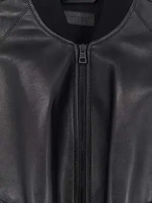 Balenciaga Sleeveless Leather Bomber Jacket