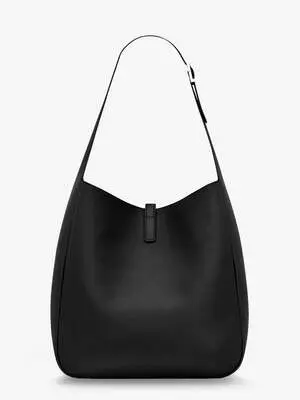 Saint Laurent Le 5 À 7 Leather Shoulder Bag With Cassandre Logo