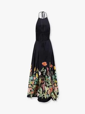 LAVI Alina Cotton Dress With Multicolor Floral Print