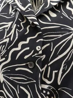 Aspesi Printed Cotton Chemisier Dress