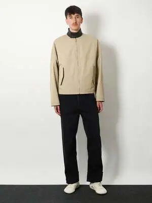 Bottega Veneta Cotton Jacket With Intrecciato Collar