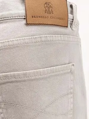 Brunello Cucinelli Double Pleat Canvas Trousers