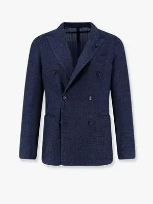 LARDINI Liknit Doublebreasted Blazer