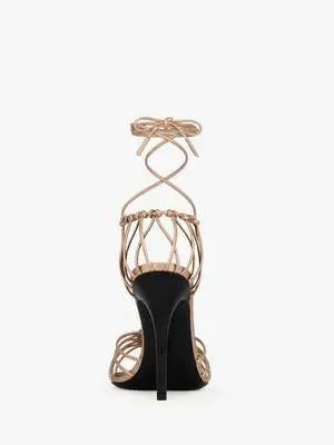 Saint Laurent Babylone 90 Leather Sandals
