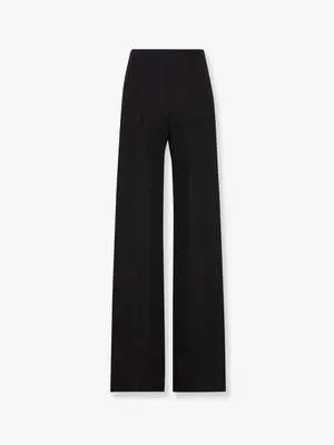 Gucci Technical Stretch Wool Wide Leg Trousers