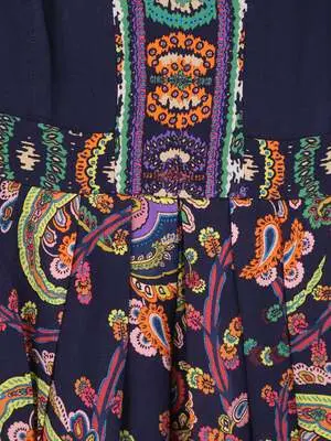 Etro Viscose Maxi Dress With All-over Print