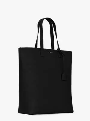 Saint Laurent North/south Leather Tote Bag - Black