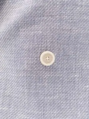 LARDINI Roma Doublebreasted Pure Virgin Wool And Linen Blazer - Blue