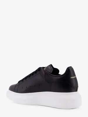 Alexander McQueen Oversized Leather Sneakers - Black