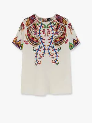 Etro Silk Top With Print