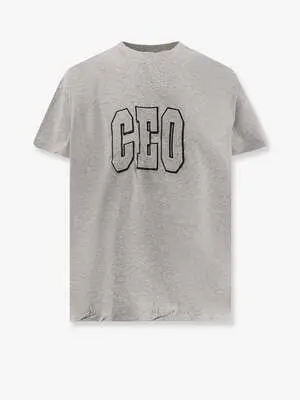 Balenciaga Boxy Fit Cotton T-shirt With Iconic Patch