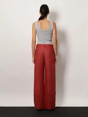 Brunello Cucinelli Ribbed Cashmere And Wool Tank Top With Monili Detail - Grey