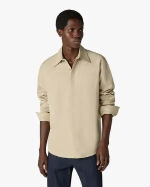 Casablanca Beige Monogram Long Sleeve Shirt