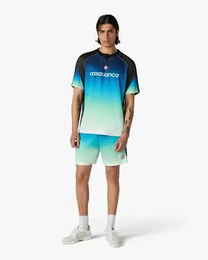 Casablanca Blue & Gradient Short Sleeve Football Shirt