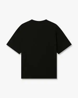 Casablanca Airspray Oversized Short Sleeve T-shirt - Black