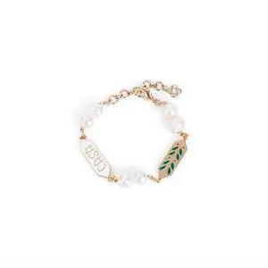 Casablanca Pearl Laurel Bracelet - Silver
