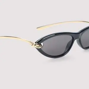Bottega Veneta Knot Cat Eye Sunglasses - Black