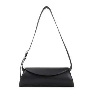 JIL SANDER Cannolo Shoulder Bag - Black