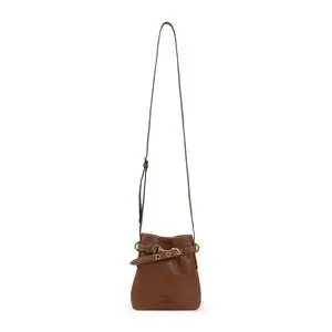 Miu Miu Nappa Leather Pouch With Adjustable Strap - Brown