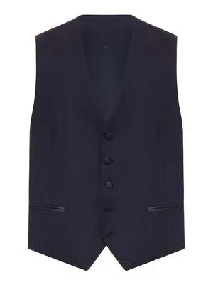 Tagliatore Tailored Wool Tuxedo - Blue