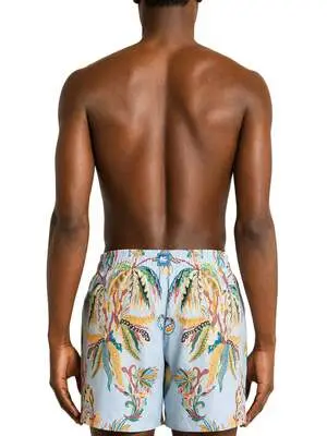 Etro Swim Shorts With Placed Print