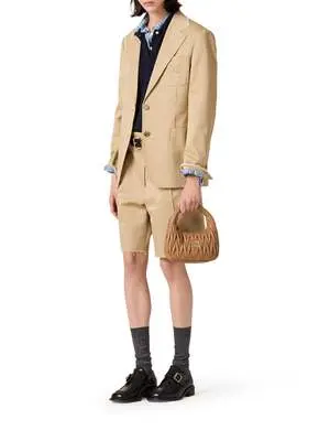 Miu Miu Wander Hobo Bag In Matelassé Nappa Leather - Multicolor