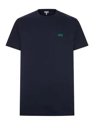 Loewe T-shirt With Front Logo - Blue