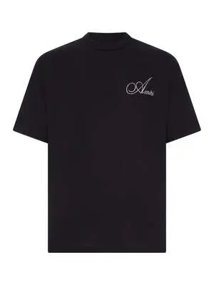 Amiri Crystal Logo Cotton T-shirt