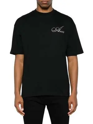 Amiri Crystal Logo Cotton T-shirt