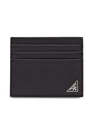 Prada Saffiano Card Holder - Black