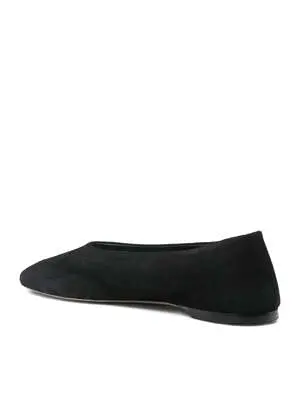 TOTEME Suede Ballerinas - Black