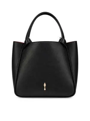CHRISTIAN LOUBOUTIN Bettina Mini Calfskin Tote Bag - Black