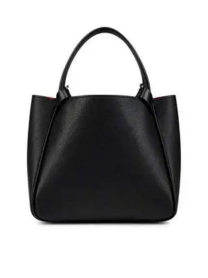 CHRISTIAN LOUBOUTIN Bettina Mini Calfskin Tote Bag - Black