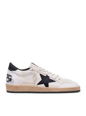 GOLDEN GOOSE Ball-star Sneakers In White Nappa - Multicolor