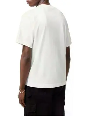 Burberry Check-flag Cotton T-shirt - Neutrals