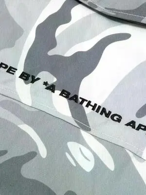 AAPE BY *A BATHING APE Camouflage-print Short-sleeve Shirt