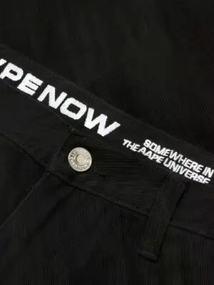AAPE BY *A BATHING APE Embroidered Cotton Shorts