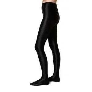 STEMS Slick Gloss Tights - Black