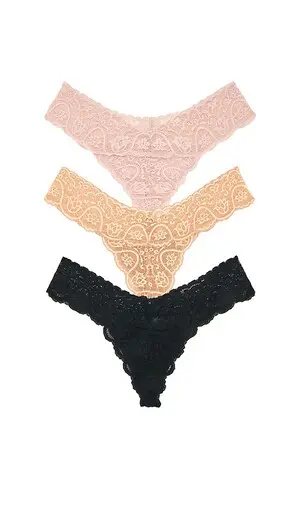 Commando Tulip Tanga 3 Pack In Neutral